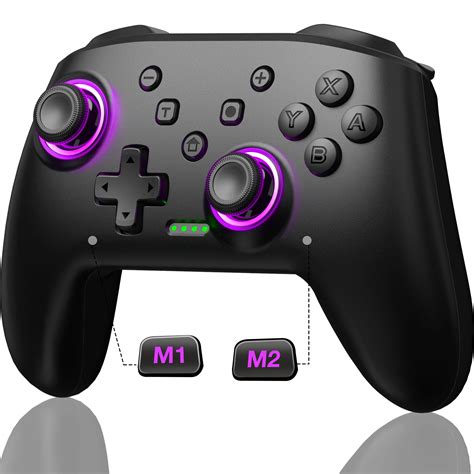 Wireless RGB Switch Controller For Nintendo Switch OLED Lite Android IOS PC With Pro