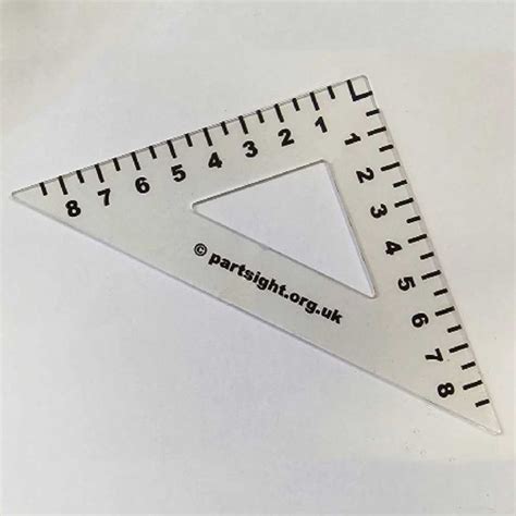 Large Print Isosceles Triangle