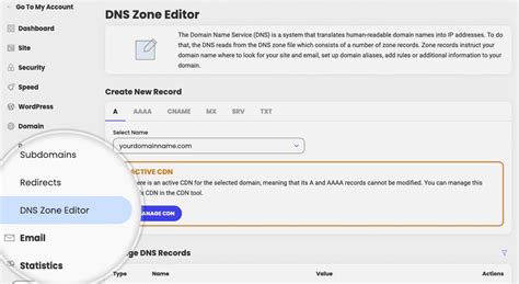 Siteground DNS Setting Limecube