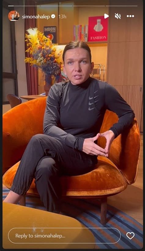 Glad To Have The Opportunity To Prove My Innocence Simona Halep On