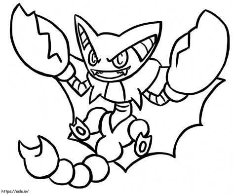 Pokemon Gliscor Coloring Page