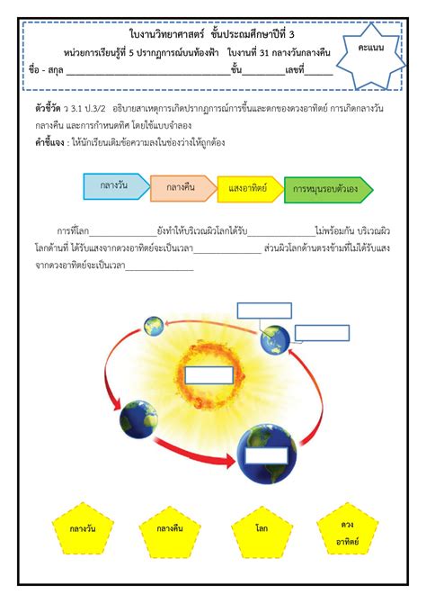 ใบงานวิทยาศาสตร์ป 3 Noppamas3131 หน้าหนังสือ 31 พลิก Pdf ออนไลน์ Pubhtml5