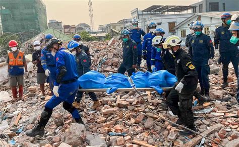 ငလျင်ကြောင့် သေဆုံးသူ ၃၅၀၀ ကျော်ရှိလာ — မြန်မာဌာန