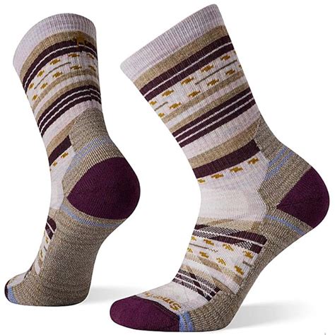 Smartwool Hike Light Cushion Margarita Crew Socks Purple Eclipse