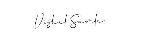 81 vishal samla name signature style ideas professional esign