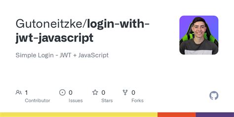 GitHub Gutoneitzke Login With Jwt Javascript Simple Login JWT