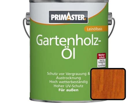 Primaster Hartholzöl Primaster Gartenholzöl 25 L Teak