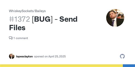 Bug Send Files · Issue 1372 · Whiskeysocketsbaileys · Github