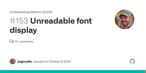 Unreadable Font Display · Issue 153 · Invoiceninjaadmin Portal · Github
