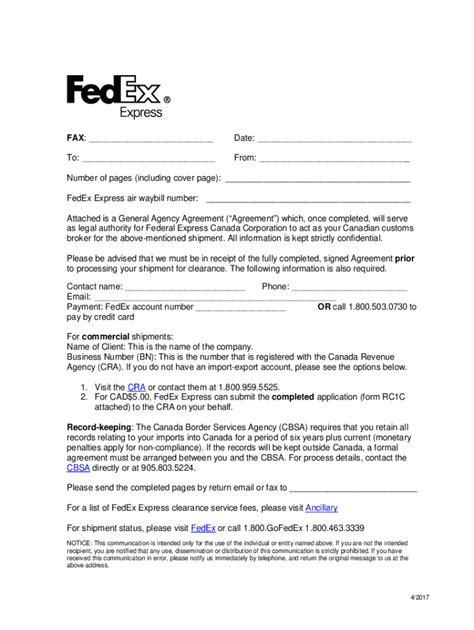 Fillable Online How Do I Get A Fedex Air Waybill Number Easyrelocatedfedex Contact
