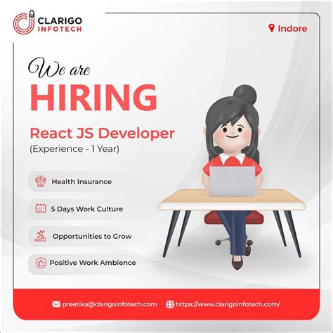 Connections Reactjsdeveloper Experiencedrequired Location Indore