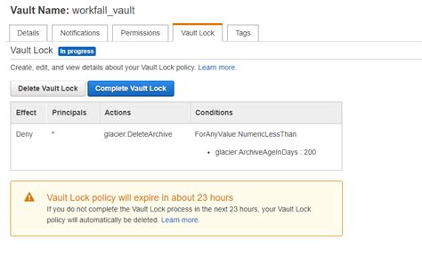 How To Create Vaults In Aws S3 Glacier To Store And Archive Data The Workfall Blog