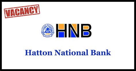 Trainee Associate Hatton National Bankhnb Bank Gazettelk