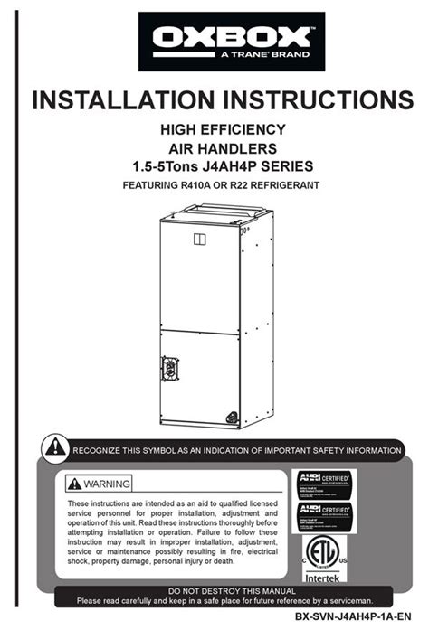 Trane Xb Wiring Diagram
