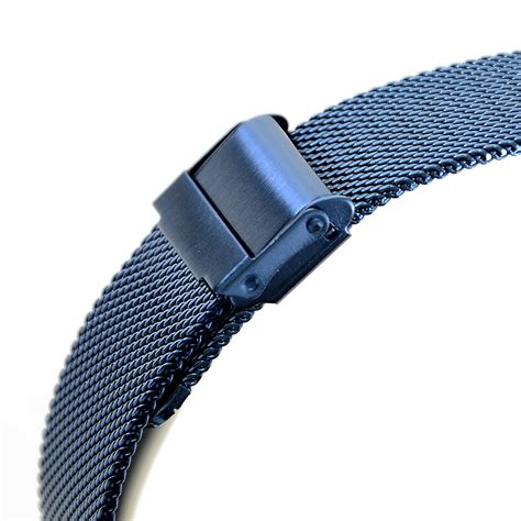 Bransoleta Siatka Mesh PACIFIC PVD Blue Mm Gr Mm AlleTime