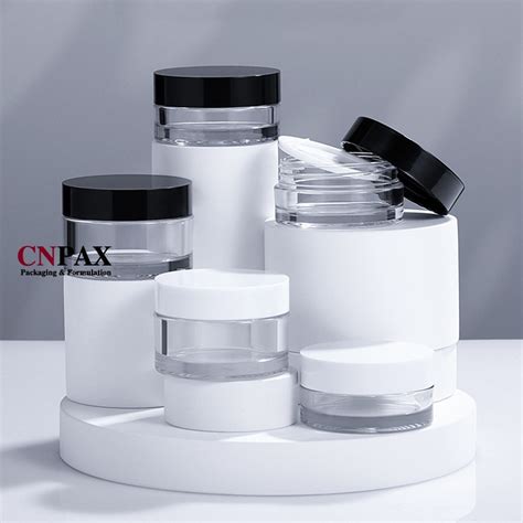 Wholesale 15 G 30 G Clear PET Plastic Thick Wall Jar Low Profile Heavy