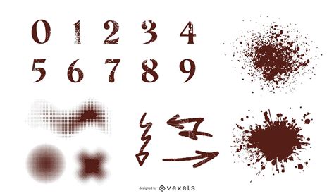 Grunge Elements Vector Pack Vector Download