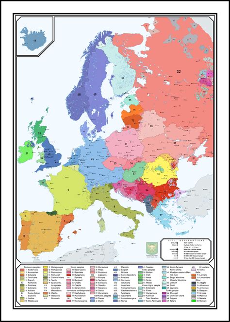 Ethnic Map Of Europe By Inigaan On Deviantart