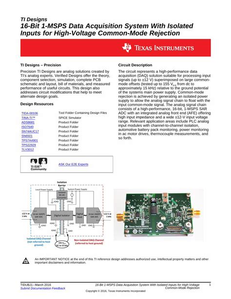PDF Bit MSPS Data Acquisition System With Isolated Inputs DOKUMEN TIPS