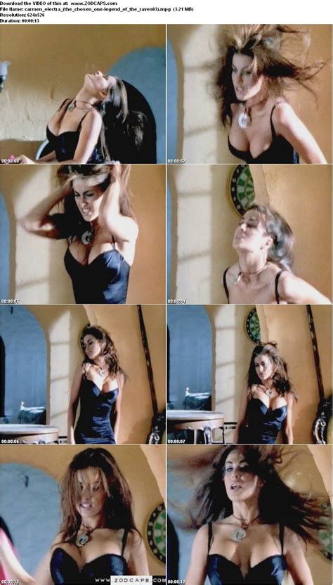 Naked Carmen Electra In The Chosen One Legend Of The Raven