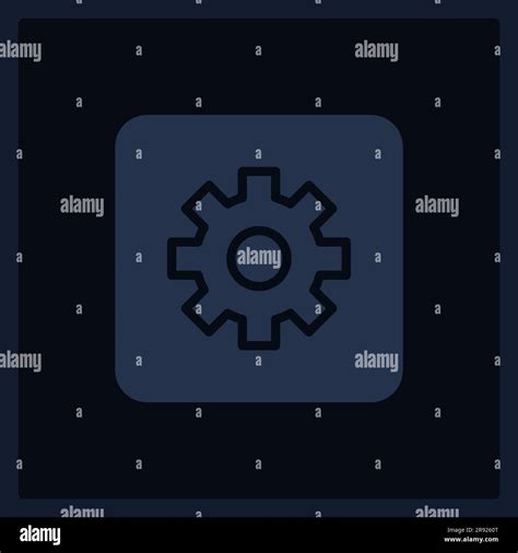 Inactive Settings Button Ui Element Template Stock Vector Image And Art