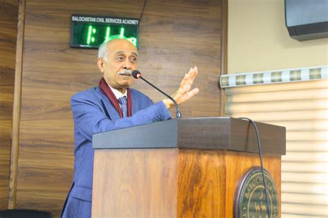 Dr Iqrar Ahmed Balochistan Civil Services Academy Bcsa