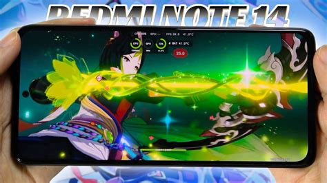 Redmi Note 14 Test Game Genshin Impact Max Graphics Highest 60FPS