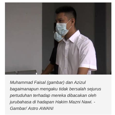 Anak Hamzah Antara Dituduh Di Mahkamah Suara Merdeka