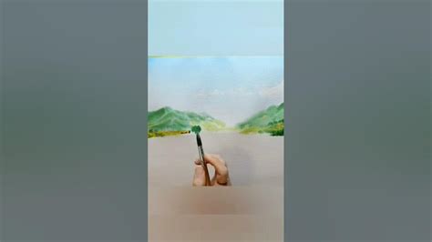 가을 시골 풍경 수채화 그리기 노스케치 Youtube