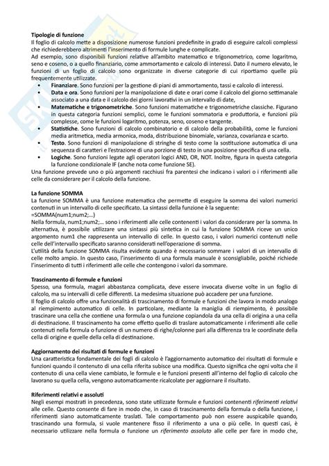 Argomenti Di Informatica Di Base
