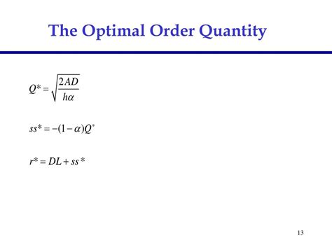Ppt The Eoq Model With Planned Backorders Powerpoint Presentation