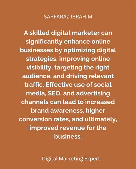 Learn About Digital Marketing From Sarfaraz Ibrahim Sarfaraz Ibrahim Posted On The Topic