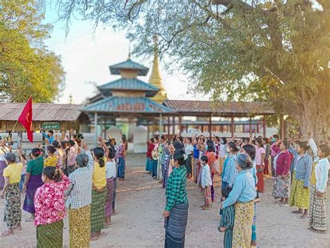 လက်ပံတောင်းတောင်ဒေသ လူထု သပိတ် စစ်ကြောင်း ဖက်ဆစ် စစ်တပ် တော်လှန်ရေး ခ