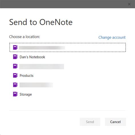 New Send To Onenote Outlook Addin Removed The Search Feature