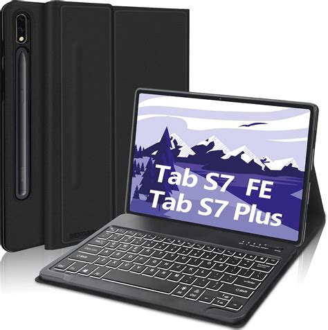 Buy Galaxy Tab S FE Case With Keyboard Compatible With Samsung Galaxy Tab S PlusS FES Plus