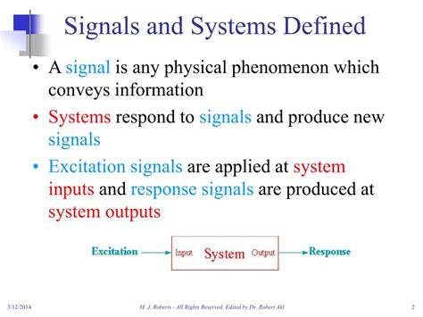 ppt introduction to signals and systems powerpoint presentation free