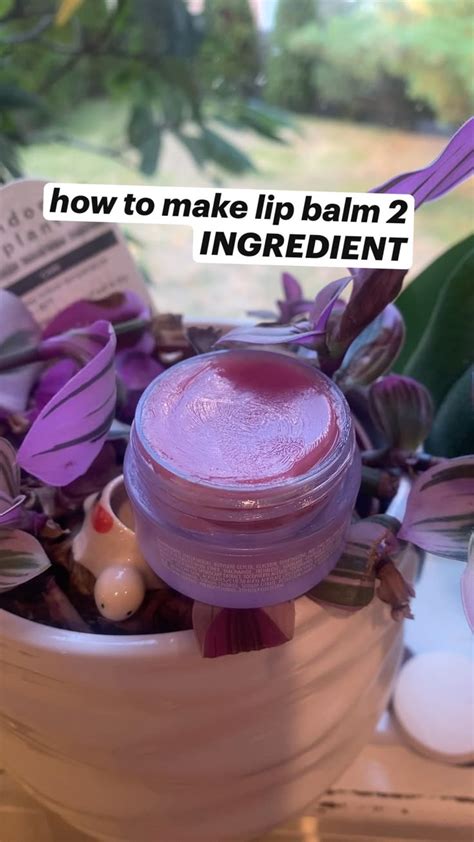 2 Ingredient Tinted Lip Balm Homemade Skin Care Recipes Diy Lip Balm