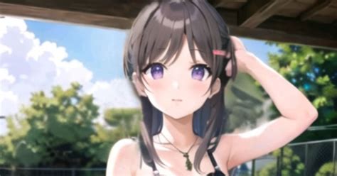 知名もえか プールサイドもかちゃん 海未柱のイラスト Pixiv
