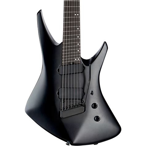 Platinum Ernie Ball Music Man Kaizen 7 String Electric Guitar Black