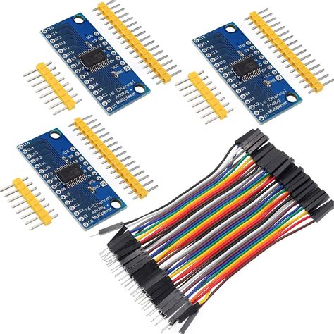 AIHJCNELE Pcs CD HC CMOS Channel Digital Analog Multiplexer Breakout Module Channel