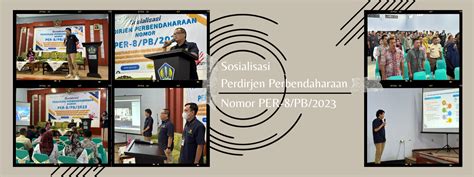 Sosialisasi Peraturan Direktur Jenderal Perbendaharaan Nomor PER 8 PB 2023