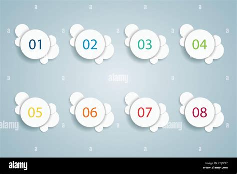 Numbered Bullet Point Bubble Infographics 1 Stock Vector Image And Art Alamy