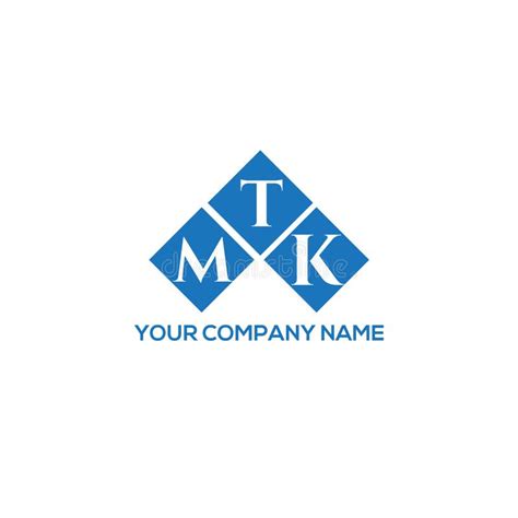 Mtk Letter Logo Design On White Background Mtk Creative Initials