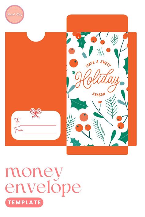 30 Christmas Holiday Money Envelope Canva Template Patterns Printable