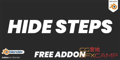 Blender模型隐藏插件 Hide Steps v1 1 0 龋齿一号GFXCamp
