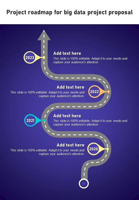 Project Roadmap For Big Data Project Proposal One Pager Sample Example