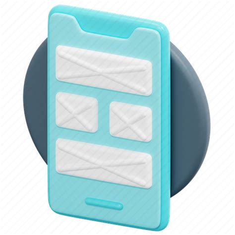 Mockup Ux Ui Design Layout Template Mobile Icon Download On Iconfinder