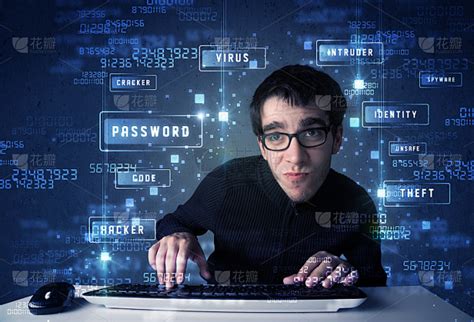 黑客编程技术环境与网络图标