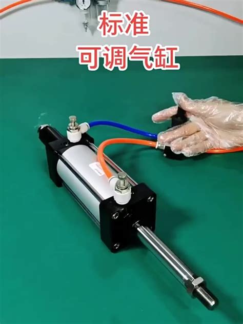 SCJ气缸行程可调大推力小型气动大全32 40 50 63 80 100 125S带磁 阿里巴巴