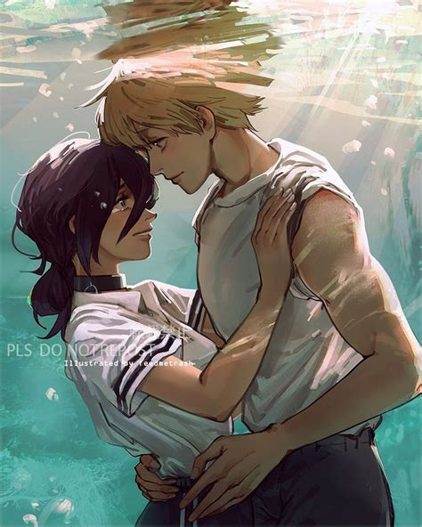 Jackson On Instagram A Updated Version Of Denji X Reze Should I List This On Inprnt Too 🤔